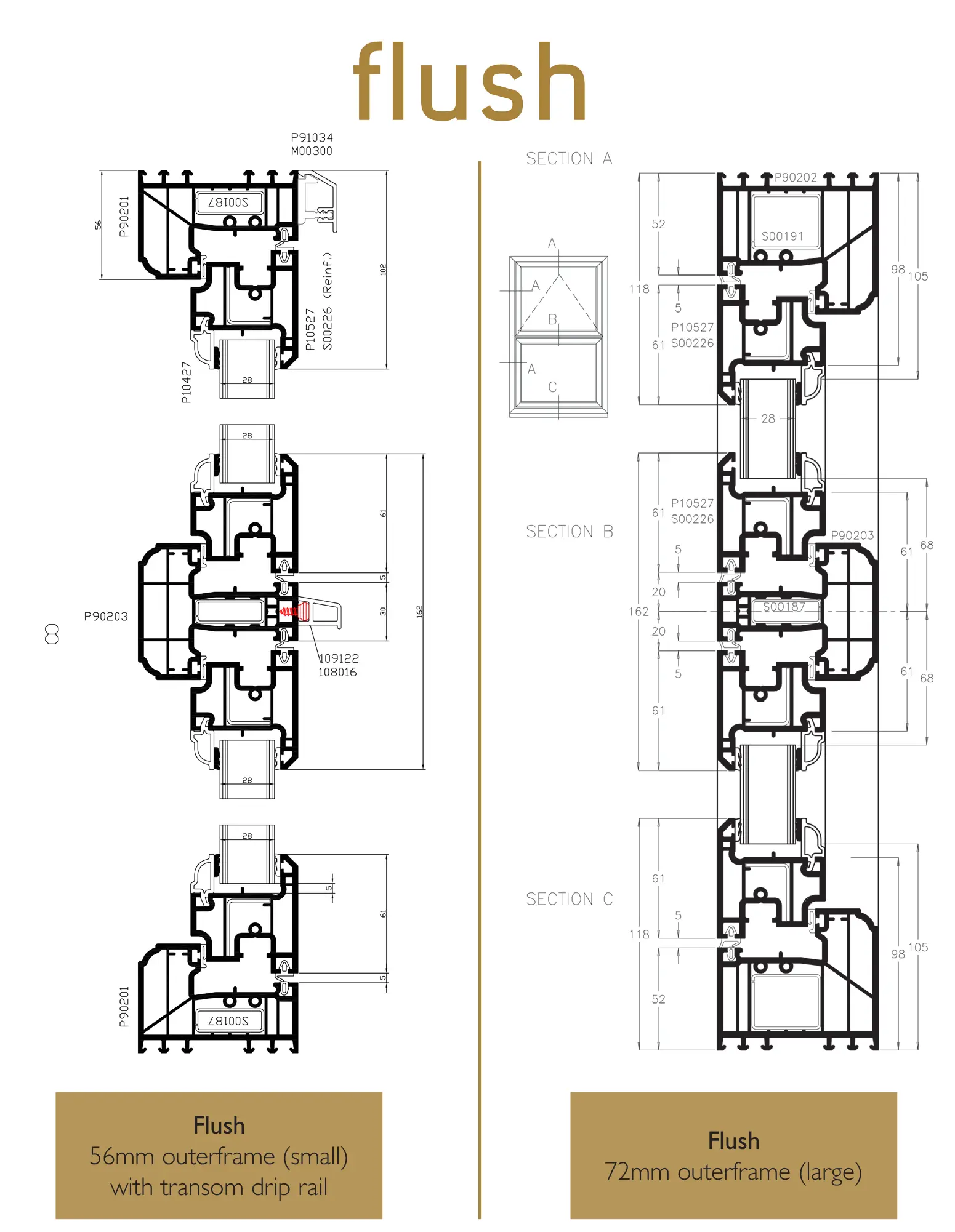 Evolution Flush Windows | John Knight Glass | NW, UK