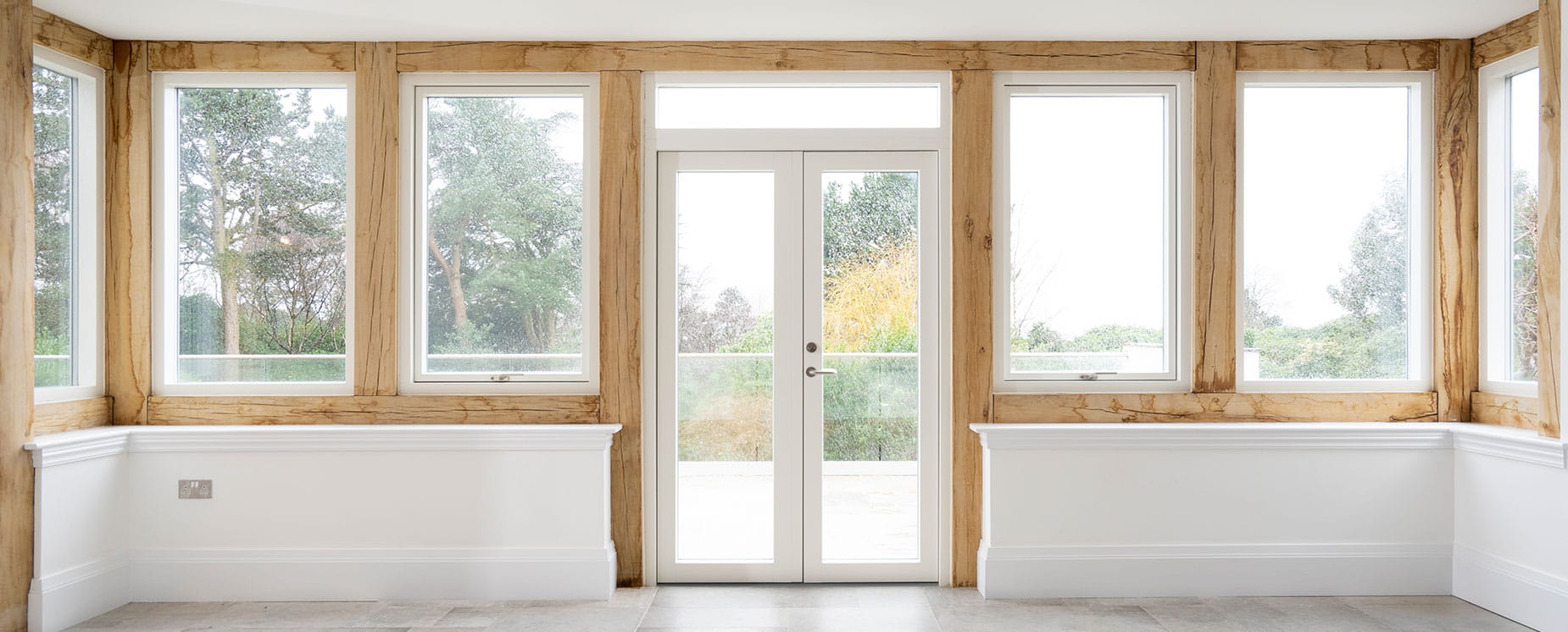 Timber frame extension, Heswall | John Knight Glass